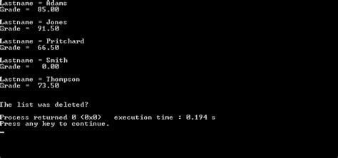 Function Free Does Not Delete The Linked List