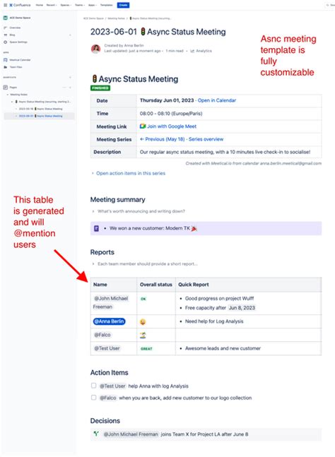 Boost Productivity And Collaboration With Our Four New Automated Confluence Templates
