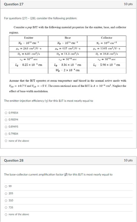 Solved Question Pts For Questions Chegg Com