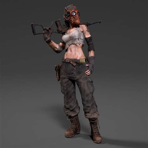 Artstation Post Apocalyptic Girl Lee Jongheon In 2025 Post