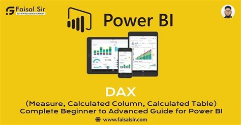 Dax Measure Calculated Column Calculated Table