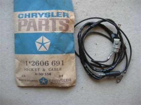 NOS Mopar Fender Turn Signal Indicator Socket Dodge Dart Models Hiltop Auto Parts