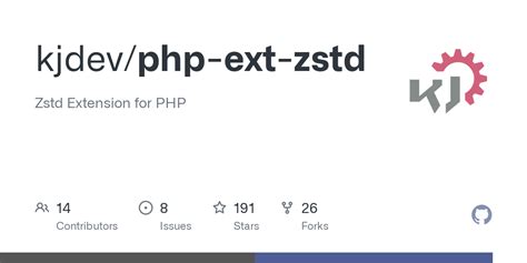 github kjdev php ext zstd zstd extension for php