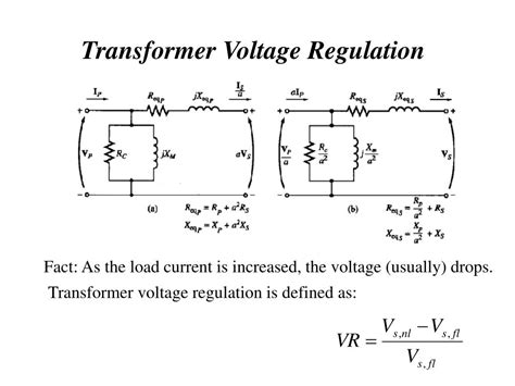 Ppt Transformer Voltage Regulation Powerpoint Presentation Free