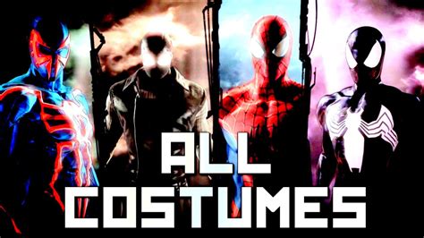 Spider-Man Shattered Dimensions - All Suits/Costumes - YouTube