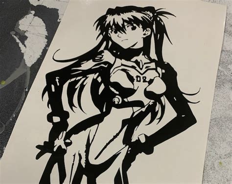 Asuka Langley Soryu Vinyl Car Decal Sticker For Car Computer Choose