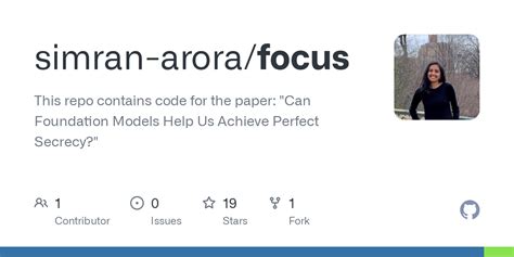 Github Simran Arorafocus This Repo Contains Code For The Paper