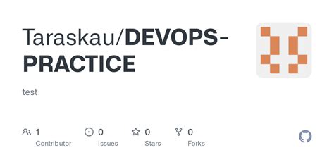 GitHub Taraskau DEVOPS PRACTICE Test
