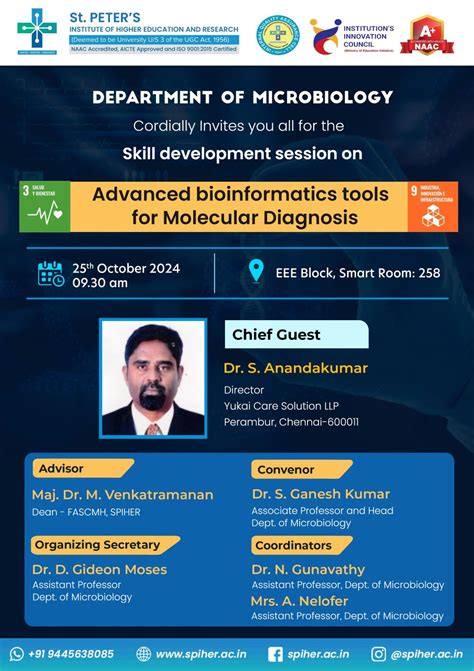 Bioinformatics Moleculardiagnosis Skilldevelopment Microbiology Biotechinnovation