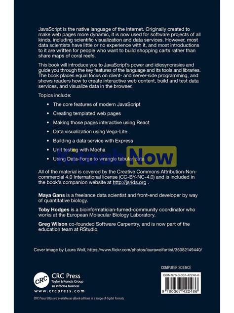Javascript For Data Science Kitaabnow