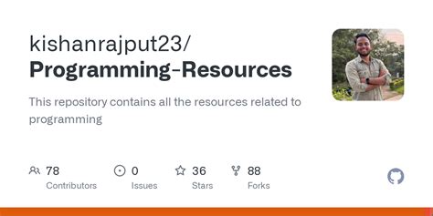 GitHub Kishanrajput Programming Resources This Repository Contains All The Resources