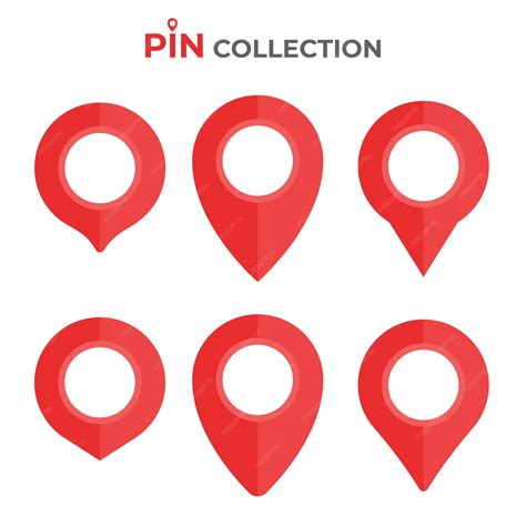 Premium Vector Location Pointer Icon Set Map Pins Set Location Symbols Collection Gps