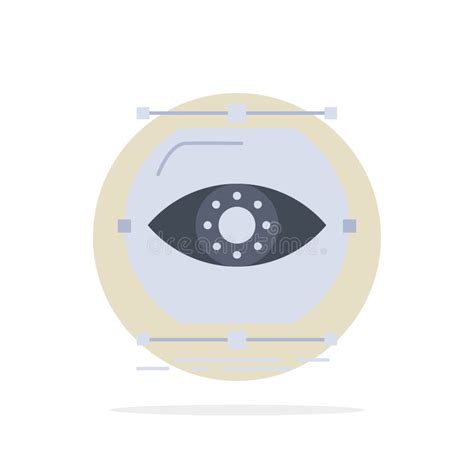 Visualize Conception Monitoring Monitoring Vision Flat Color Icon
