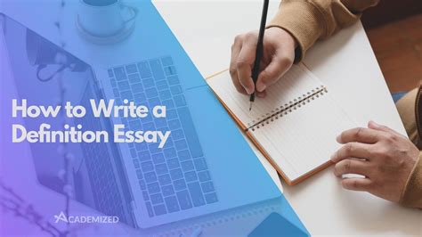 How To Write A Definition Essay Examples And Pro Secrets