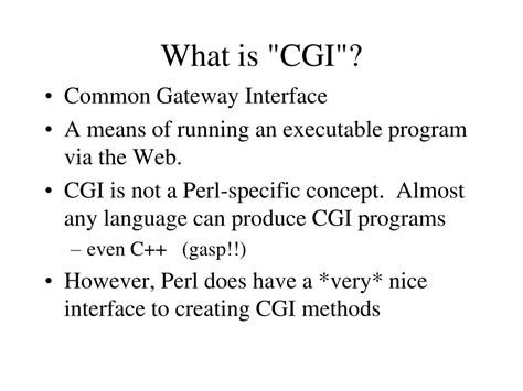 ppt cgi programming powerpoint presentation free download id 5675583