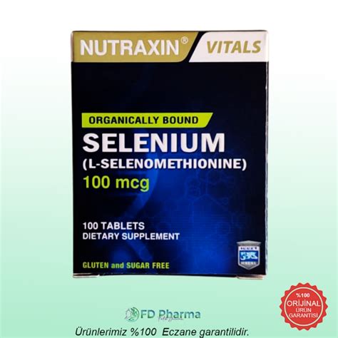 Nutraxin Selenium 100 Mcg 100 Tablet