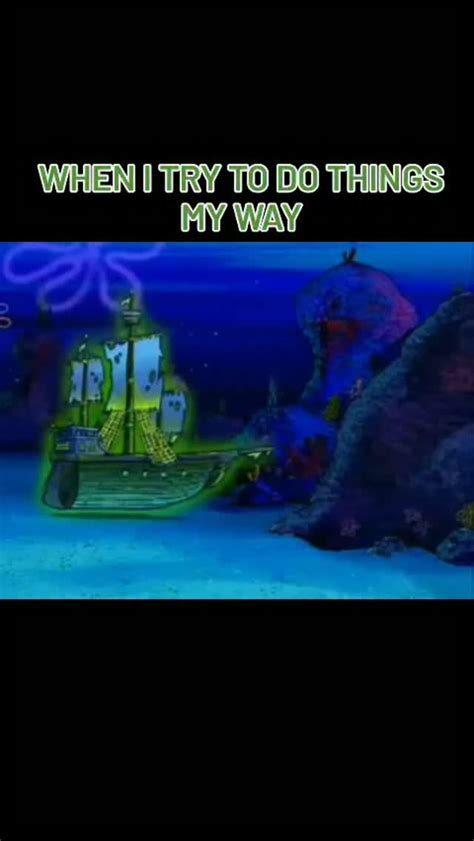 Spongebob On Boat Meme