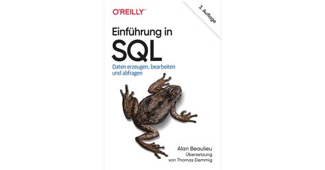 Titel Einführung In Sql 3rd Edition Book