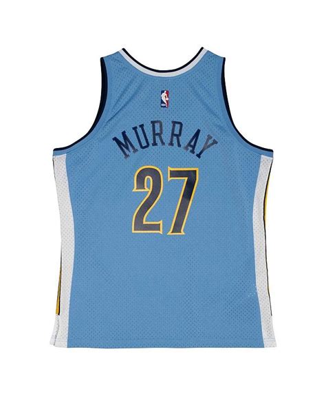 Mitchell And Ness Mitchell Ness Mens Jamal Murray Powder Blue Denver Nuggets 2016 17 Throwback
