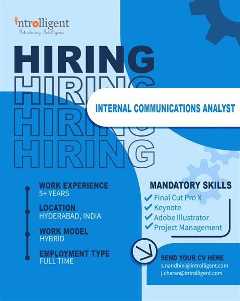 Wearehiring Internalcommunications Visualstorytelling Hybridjobs Charan Jayasankaran