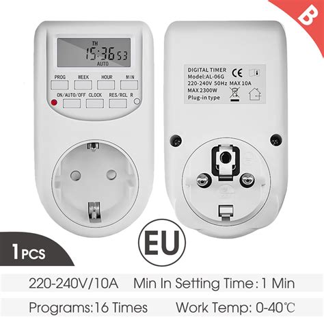 7 Day Heavy Duty Digital Programmable Timer 16 Programs Muciakie