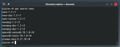 Alpine User S Guide To APK How To Manage Packages