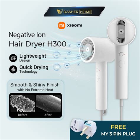 Xiaomi Mijia H H H Hair Dryer Negative Ions Technology Fast Efficient Drying