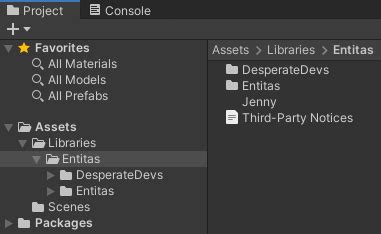 How To Setup A New Github Project With Unity And Tests Sschmid Entitas Wiki GitHub