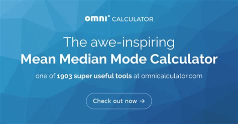 Mean Median Mode Calculator With Steps