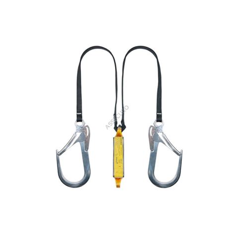 Строп подвійний із стрічки з амортизатором і карабінами 2xaj592А 1 7 м Ce2032l F4 замовити