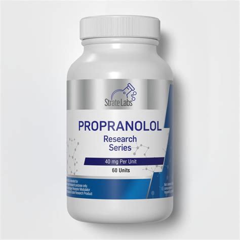 Propranolol 40mg X60 Strate Labs