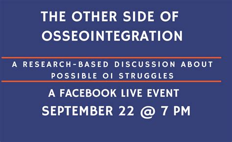 The Other Side Of Osseointegration Pbo Group Prosthetics Bracing And Orthotics