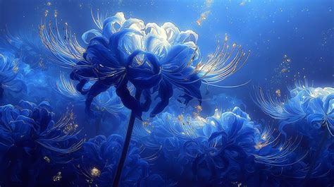 Blue Spiderlily By Valqira On Deviantart