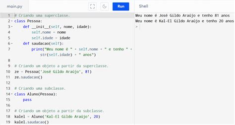 herança em python