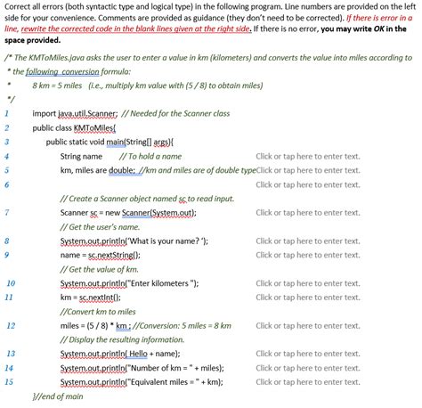 Solved Correct All Errors Both Syntactic Type And Logical