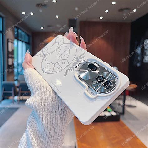 OPPO Reno 13 12 11 Pro Casing Oppo Reno 13F 12 11 5G Casing Cute Cartoon Doraemon Shockproof