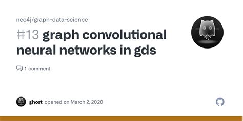 Graph Convolutional Neural Networks In Gds Issue Neo J Graph Data Science GitHub