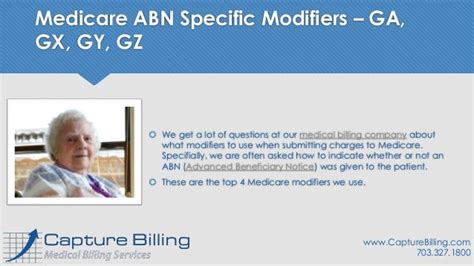 Commonly Used Medicare Modifiers Ga Gx Gy Gz