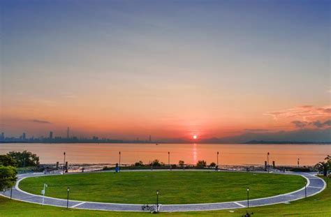 图虫风光摄影：深圳的一天：日出剧场、日落官湖 每日头条