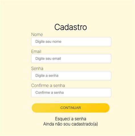 GitHub geovannaanjos Cadastro Forms Formulário de cadastro de usuários