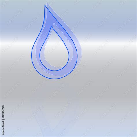 Wassertropfen Stock Vektorgrafik Adobe Stock