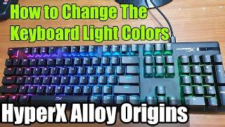 How To Change The Color On A Hyperx Keyboard Easy Guide Tpa10 Com