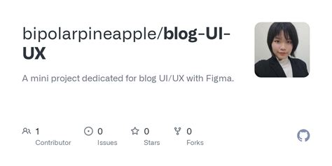 GitHub Bipolarpineapple Blog UI UX A Mini Project Dedicated For Blog UI UX With Figma