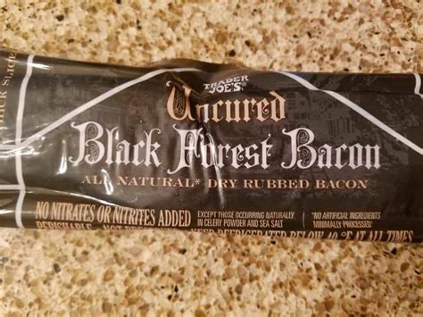 trader joe s uncured black forrest bacon