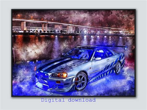 Paul Walker Fast And Furious 2 Skyline