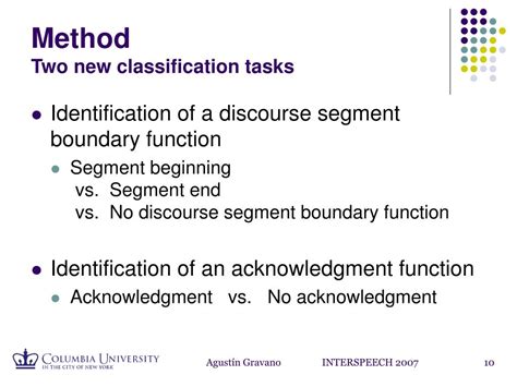 ppt classification of discourse functions of affirmative words in