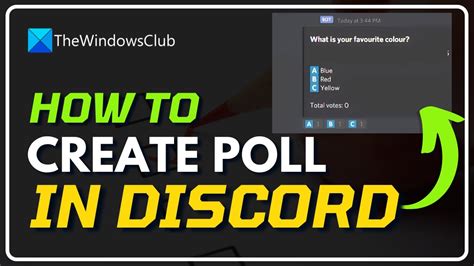 How To Create A Poll In Discord Easy Step By Step Guide Youtube