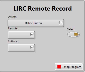 LabVIEW Graphical User Interface For LIRC Digilent Blog