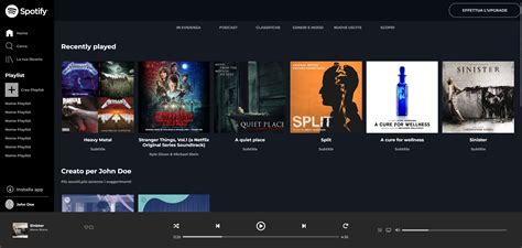 Github Michaelmantovanihtml Css Spotifyweb