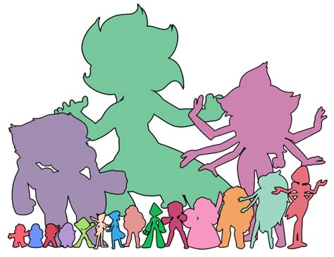 I Made This Steven Universe Size Comparison Chart For Use With Gemsonas To Show Their Size